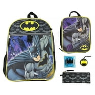 DC Comics Batman Bat Symbol Half-Tone Kids School Backpack, 16-inch ...