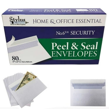 SJPACK 7.5" x 5.5" Clear Adhesive Packing List Envelopes, Top Loading ...