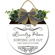 The Stupell Home Decor Collection Vintage Laundry Sign Cursive Canvas Wall Art - Walmart.com