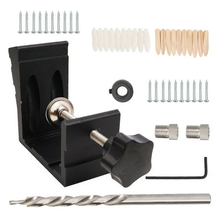 Woodworking Drill Hole Locator,46Pcs Woodworking Inclined Drill Drill ...