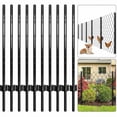8PC 5FT Fence Posts,Metal Fence Poles U Post Sturdy Duty Fence Stakes ...