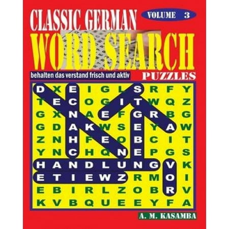 Classic German Word Search Puzzles. Vol. 3 [German] | Walmart Canada