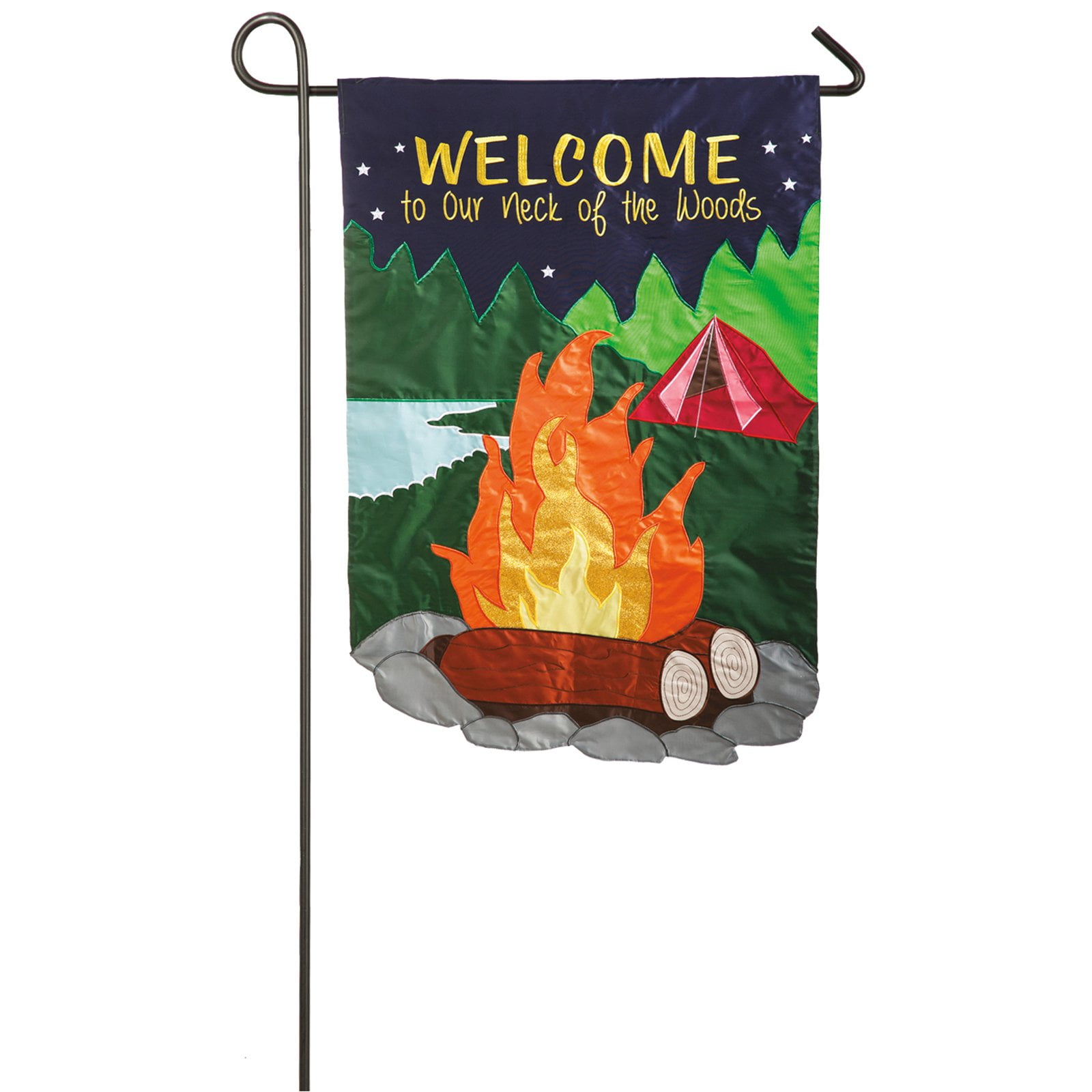 Evergreen Flag Our Neck of the Woods Garden Flag - Walmart.com