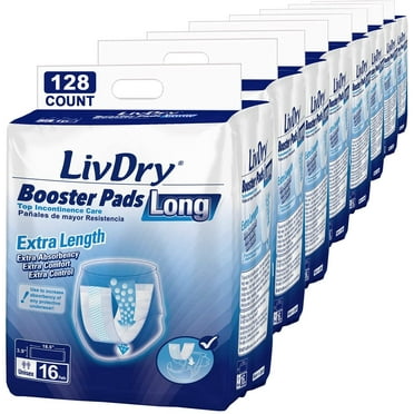 Attends Booster Pads, Incontinence Insert Pads, 192 Count - Walmart.com