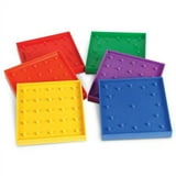 Learning Resources Double-Sided Rainbow Geoboards, 5", Math ...