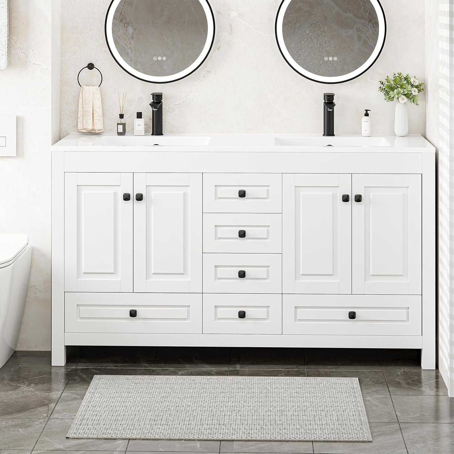 Click here for Gazhome Bathroom Vanity With Double Sink  Modern T... prices