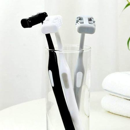 6-Sided Soft Toothbrush Fully Wrapped with Handle 6-sides U-Shaped ...