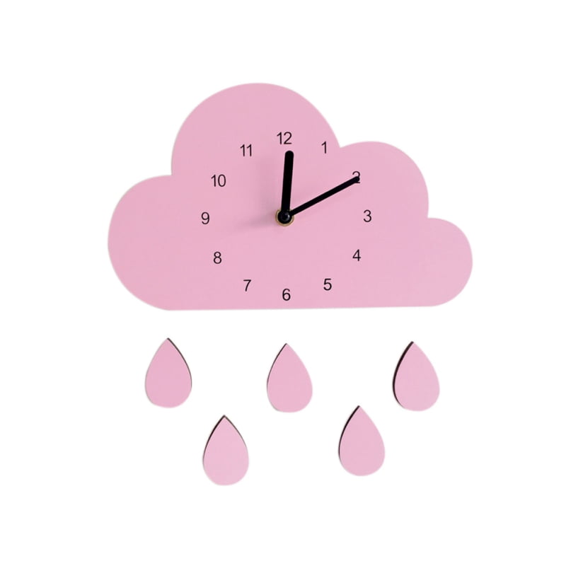 Nordic-style Clock Cloud-shaped Clock for Bedroom - Walmart.com