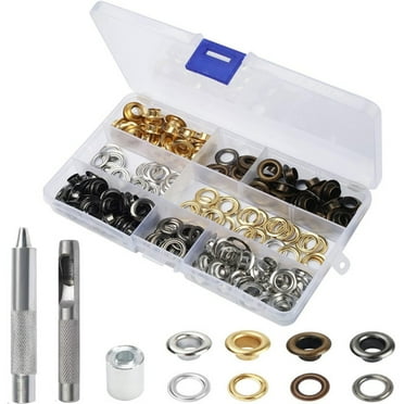 Dritz 7/16" Extra-Large Eyelets with Tools, Zinc, 72 Sets - Walmart.com
