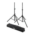 On-Stage Music Equipment: All-Aluminum Speaker Stand Pak with Height ...