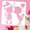 1pc PET Hollow Out Drawing Painting Stencils for DIY Scrapbook Photo ...