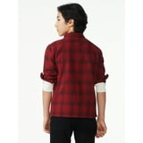 Free Assembly Boy's Flannel Shirt Fashion Jackets, Sizes 4-18 - Walmart.com