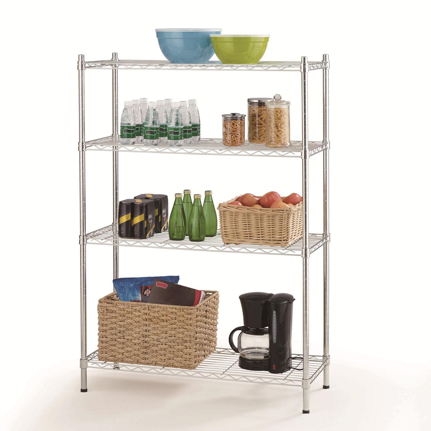 Click here for Hyper Tough 4 Tier Metal Storage Rack  4-Shelf  35... prices