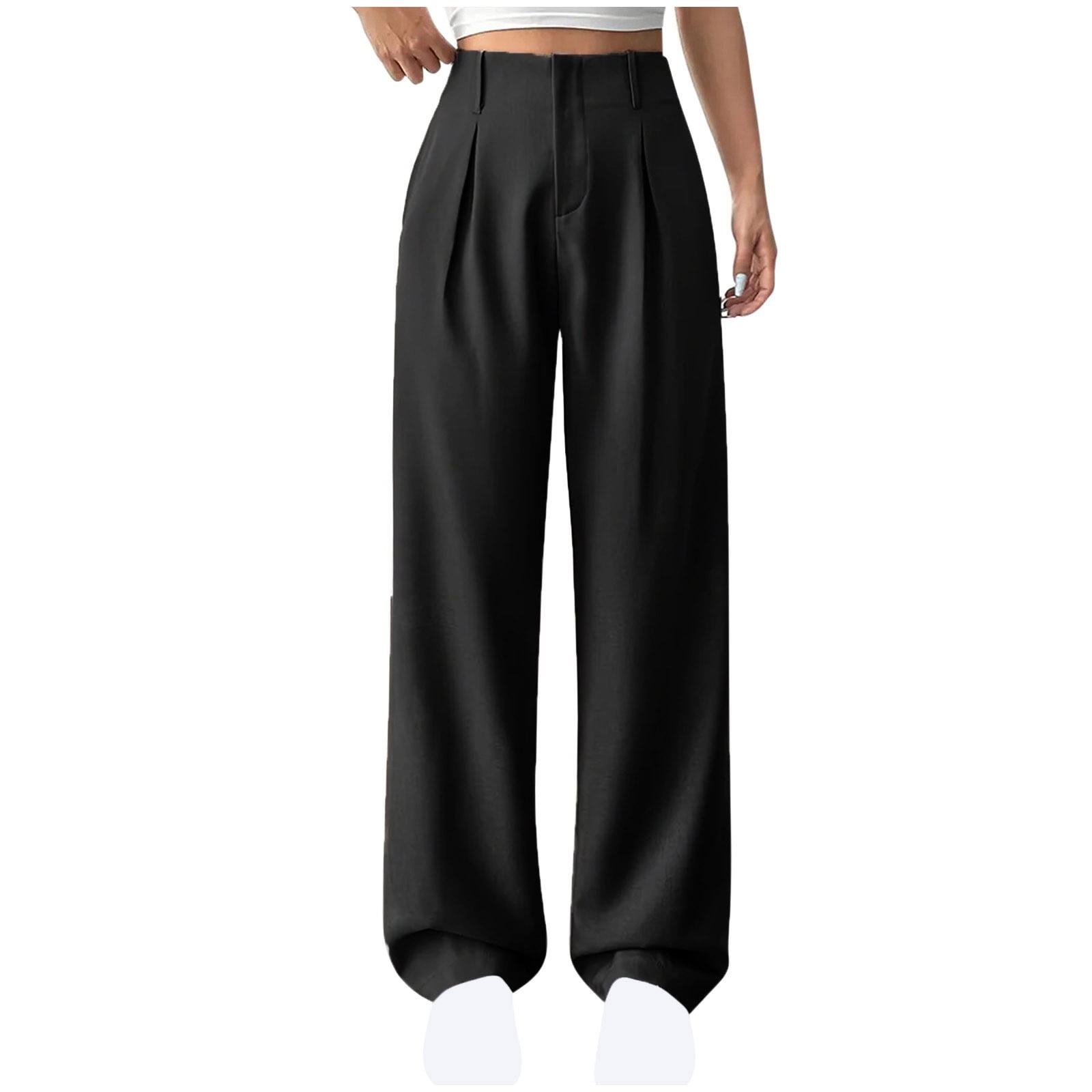 Click here for Soki Womens Wide Leg Dress Pants High Waisted Loos... prices