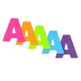 ArtSkills 2.5" Paper Letters and Numbers, for School Projects and Posters, Assorted Neon Colors ...