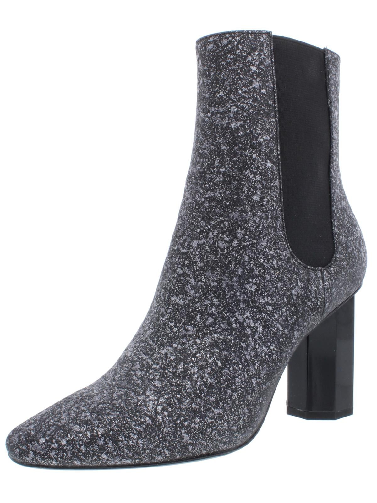 Donald J. Pliner Womens Laila Glitter Ankle Booties Silver 5.5 Medium ...