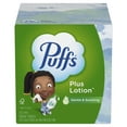 Puffs Plus Lotion Facial Tissue, 1 Mega Cube Box, 72 Tissues Per Box ...