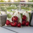 Cherry Outdoor Waterproof Throw Pillow Covers Set of 2, 26"x26", Fruit ...