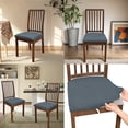 Chair Covers Stripeds Grids Stretch Dining Seats Covers Long Back ...