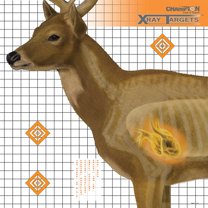 Champion Traps and Targets Deer X-Ray Target, 25" x 25", 6pk - Walmart.com