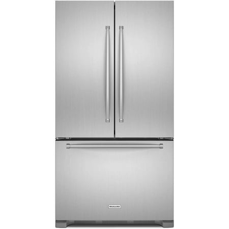 Kitchenaid Krfc302e 36" Wide 22.0 Cu. Ft. Counter Depth French Door ...