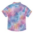Boys Button-Down Shirt Short Sleeve Shirt Tops for 5-6Y Watercolor ...