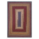 Homespice - Log Cabin Step Country Braided Rug, a Luxury Rustic Area ...