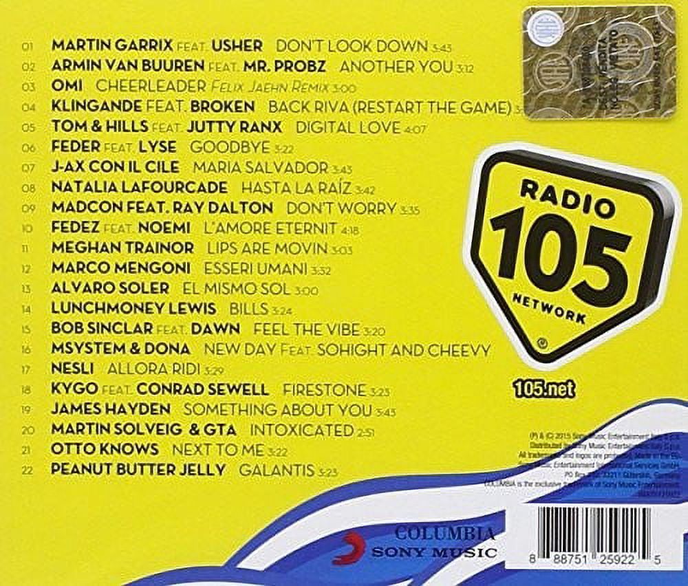 Various Artists - Radio 105 Summer Hits 2015 / Various - CD - Walmart.com