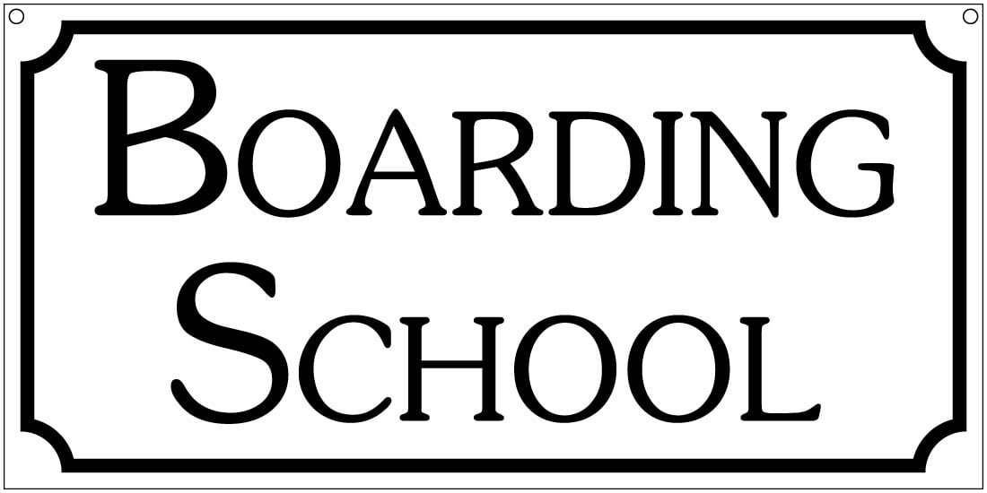 Boarding School- 6x12 Aluminum Retro Education Dorms Bar Man cave sign ...