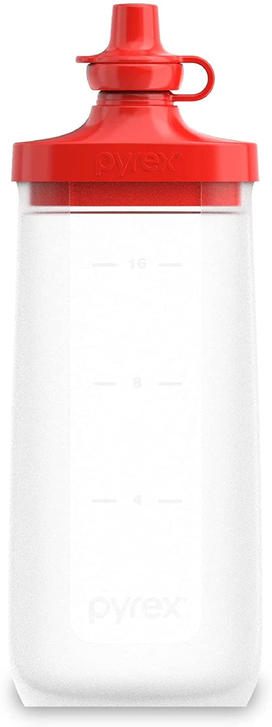 Pyrex Silicone Food Grade Reusable Pouch with Easy Pour Spout 16 Ounce ...