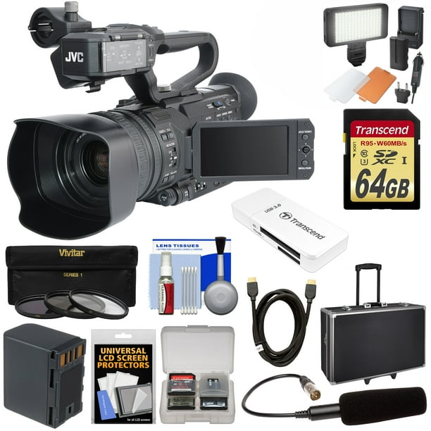 JVC GY-HM170U Ultra 4K HD 4KCAM Professional Camcorder & Top Handle ...