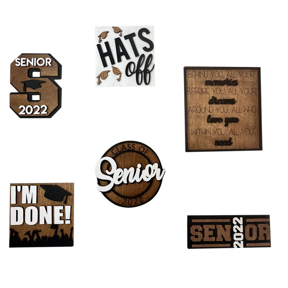 Craft Supplies & Tools Graduation Tiered Tray DIY Wood Blanks ...