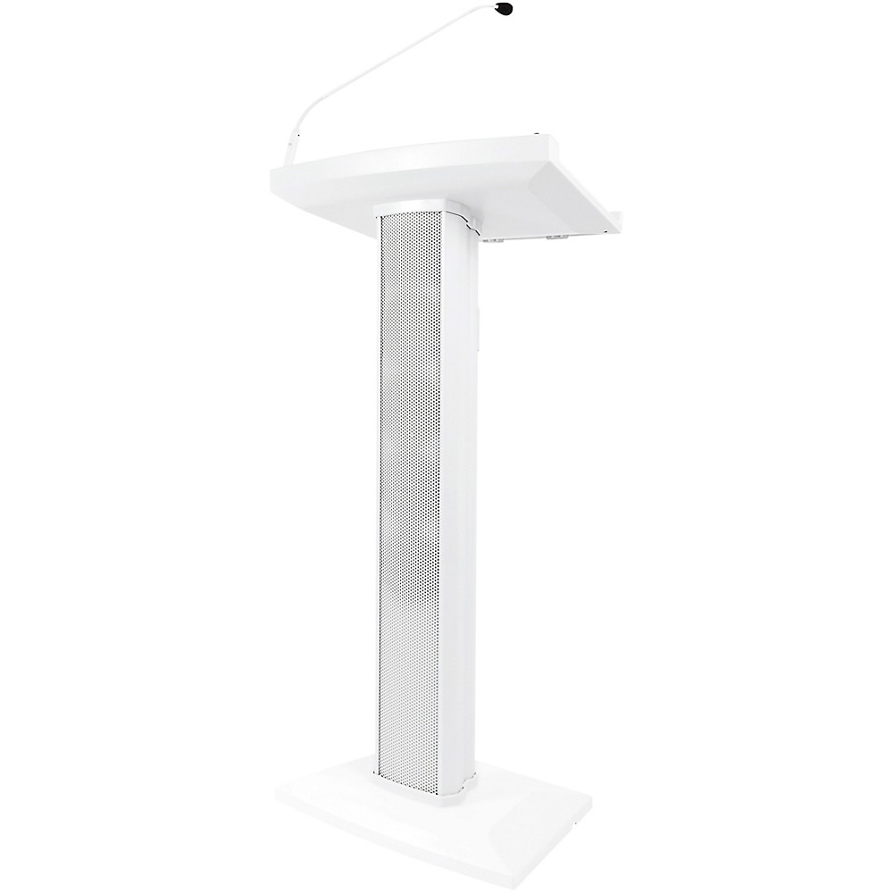 Denon Professional Lectern Active White Lectern with Active Speaker ...