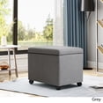 Noble House Safiya Traditional Home Office Fabric File Storage Ottoman ...
