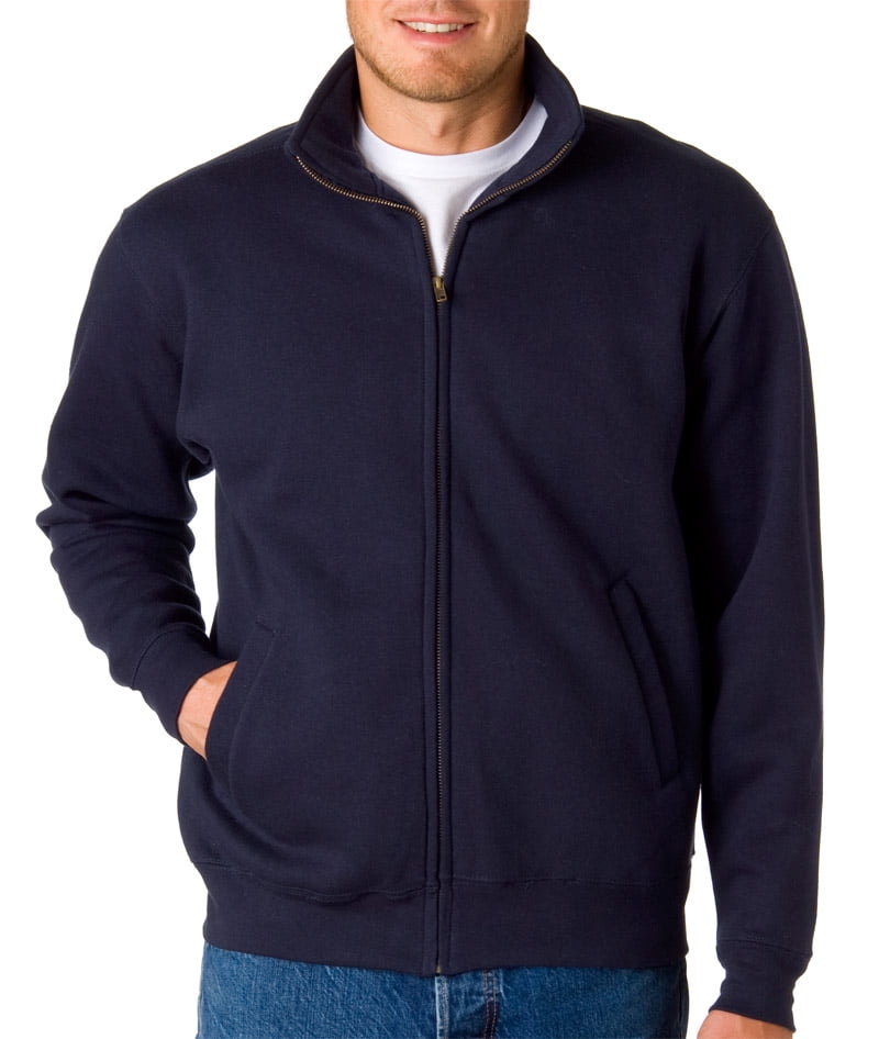 Cross Weave Full-Zip Warm-Up Sweatshirt - Walmart.com