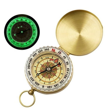 Camping Survival Compass Glow in The Dark Military Compass Survival ...