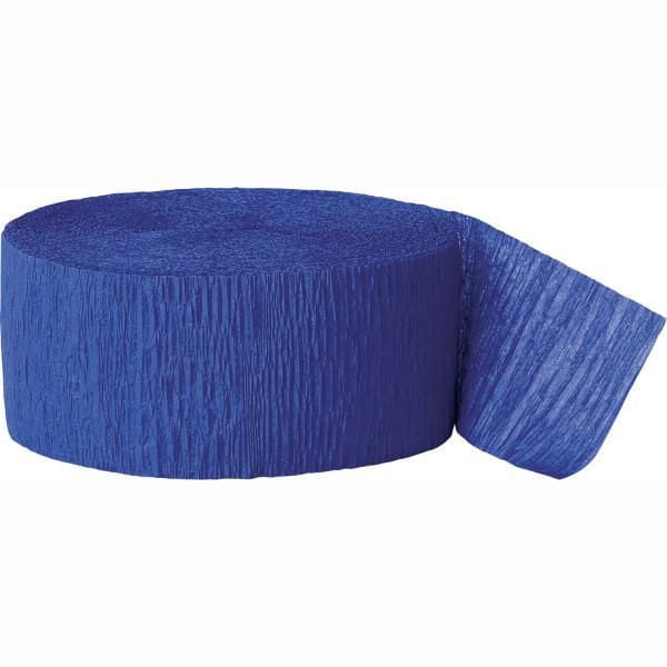 Click here for Unique Pretzels Royal Blue Crepe Streamer  81 Ft prices