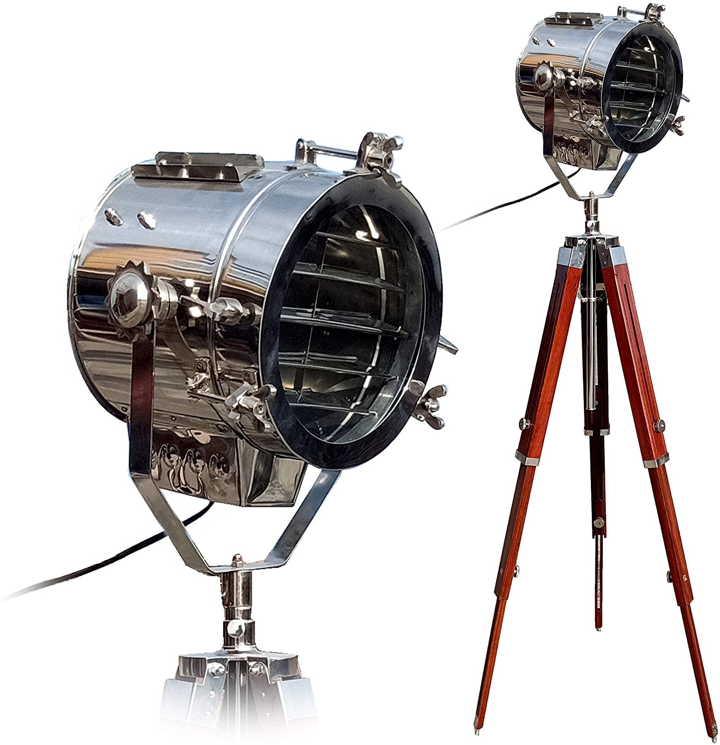 Thor Intruments Vintage Design Hollywood Movie Spotlight Floor Lamp ...