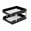 Classic Black Leather Vertical Letter Sorter - Walmart.com