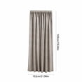 Brown Plaid Curtains Semi Blackouts Window Curtains For Bedroom Living ...