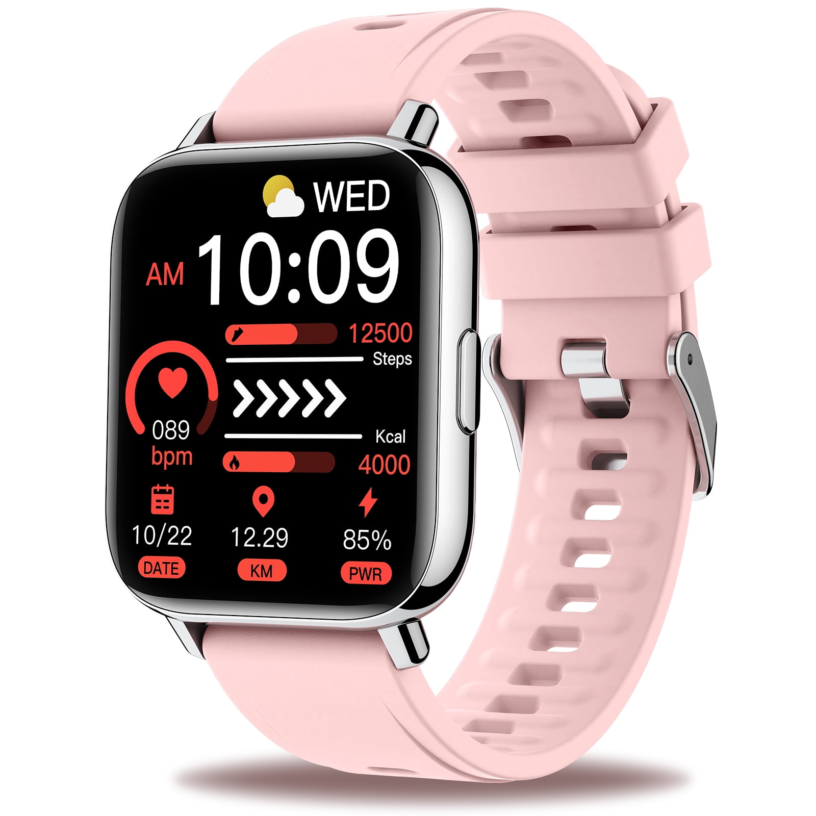 Donerton Smart Watch for Android and IOS Phones with 1.69" Full Touch ...