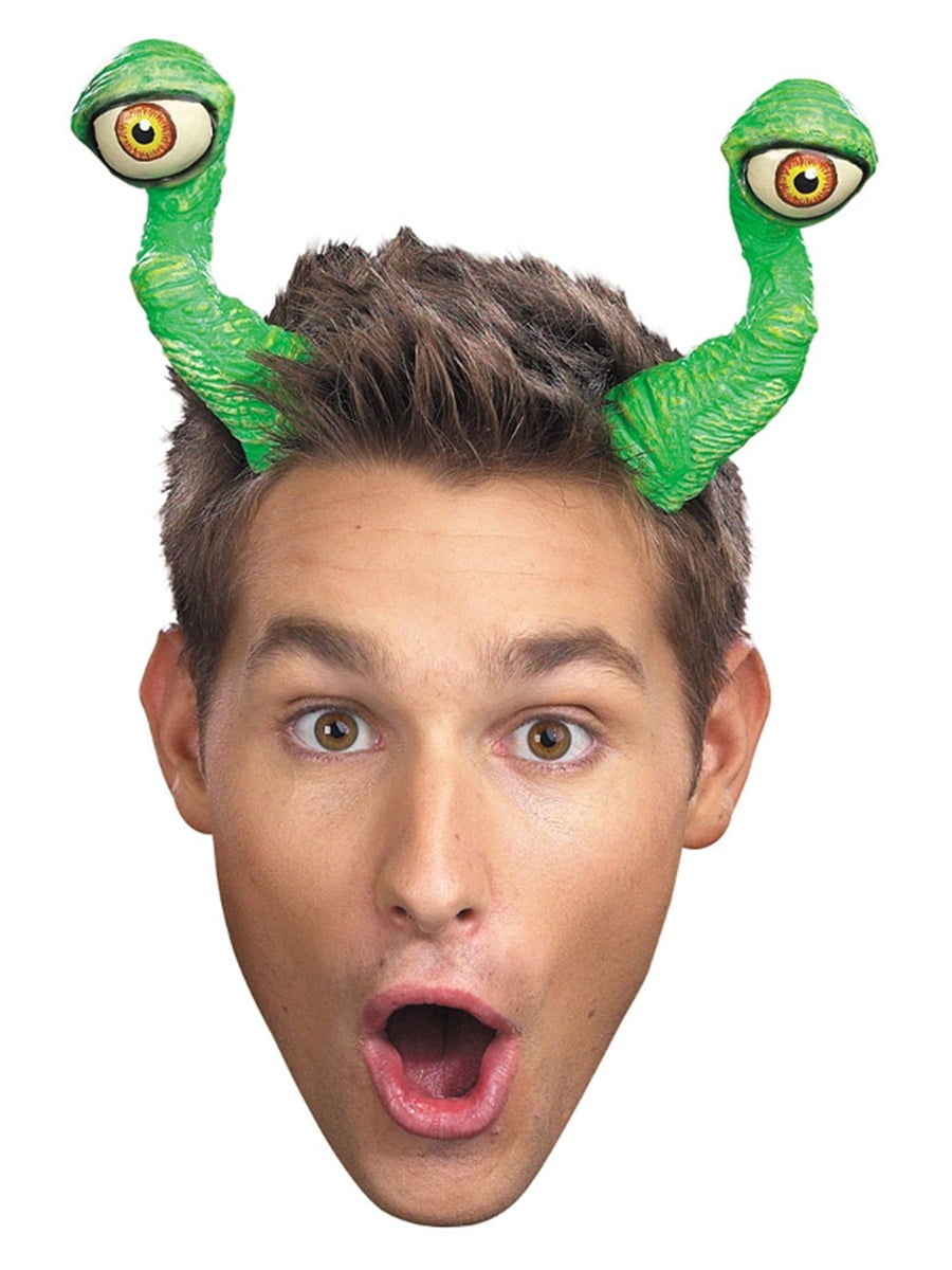 Disguise Costumes Close Encounter Alien Bug Green Eye Tentacles Elastic ...