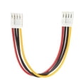 12V Floppys Drive Power Supply Cable Two 4Pin Female Port 2.54mm ...