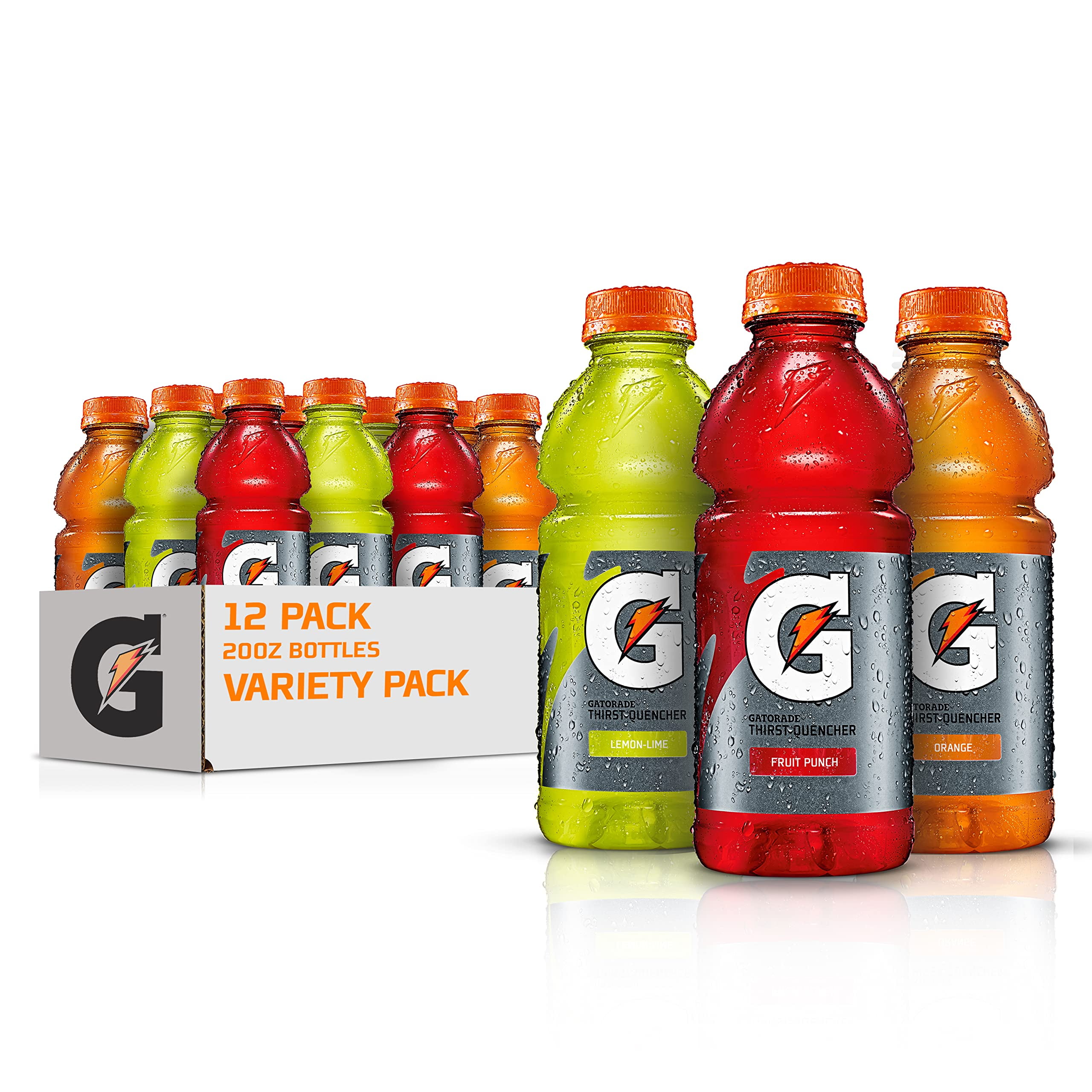 Gatorade Thirst Quencher Sports Drink, Variety Pack, 20oz Bottles, 12 ...