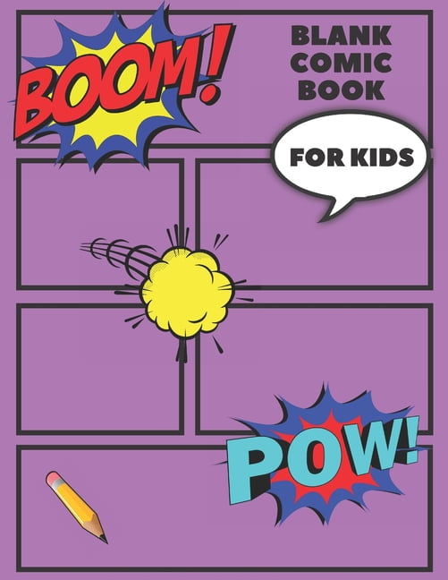 Blank Comic Book : With a variety of templates, let the kids show their ...