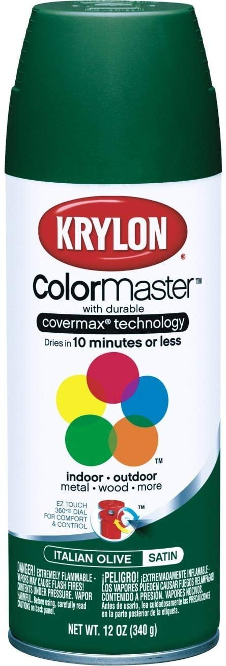 16 Oz Italian Olive Satin Touch Spray Paint [Set of 6] - Walmart.com
