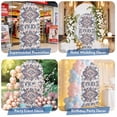 Boho Abstract Flower Leaves Texture Arch Backdrop Cover Stretchy ...