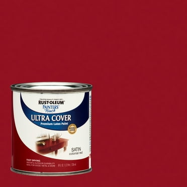 Painter's Touch 2X 12 Oz Colonial Red Cover Spray Paint Satin [Set of 6 ...