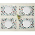 RAY STAR Set of 4 Vinyl Placemats 12x18in Heat Resistant Waterproof ...