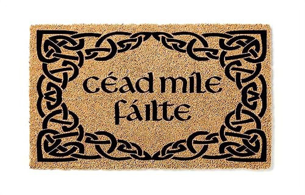 Cead Mile Failte A Hundred Thousand Welcomes Doormat - Walmart.com